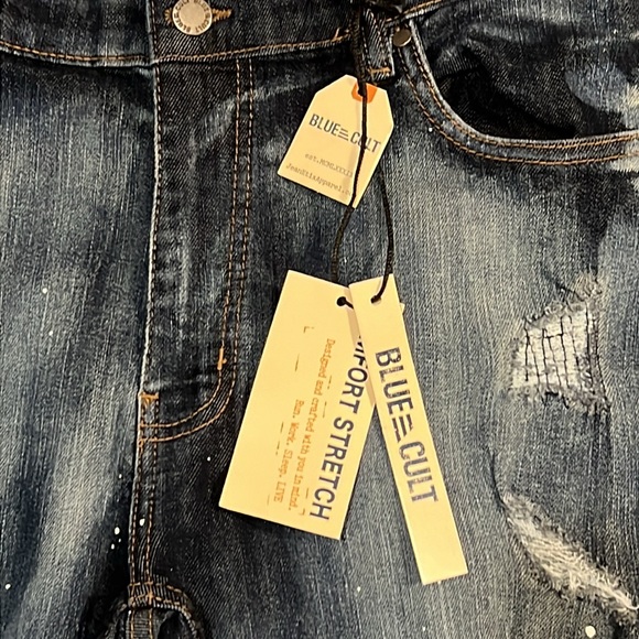 Blue Cult | Jeans | Blue Cult Slim Straight Distressed Jeans | Poshmark